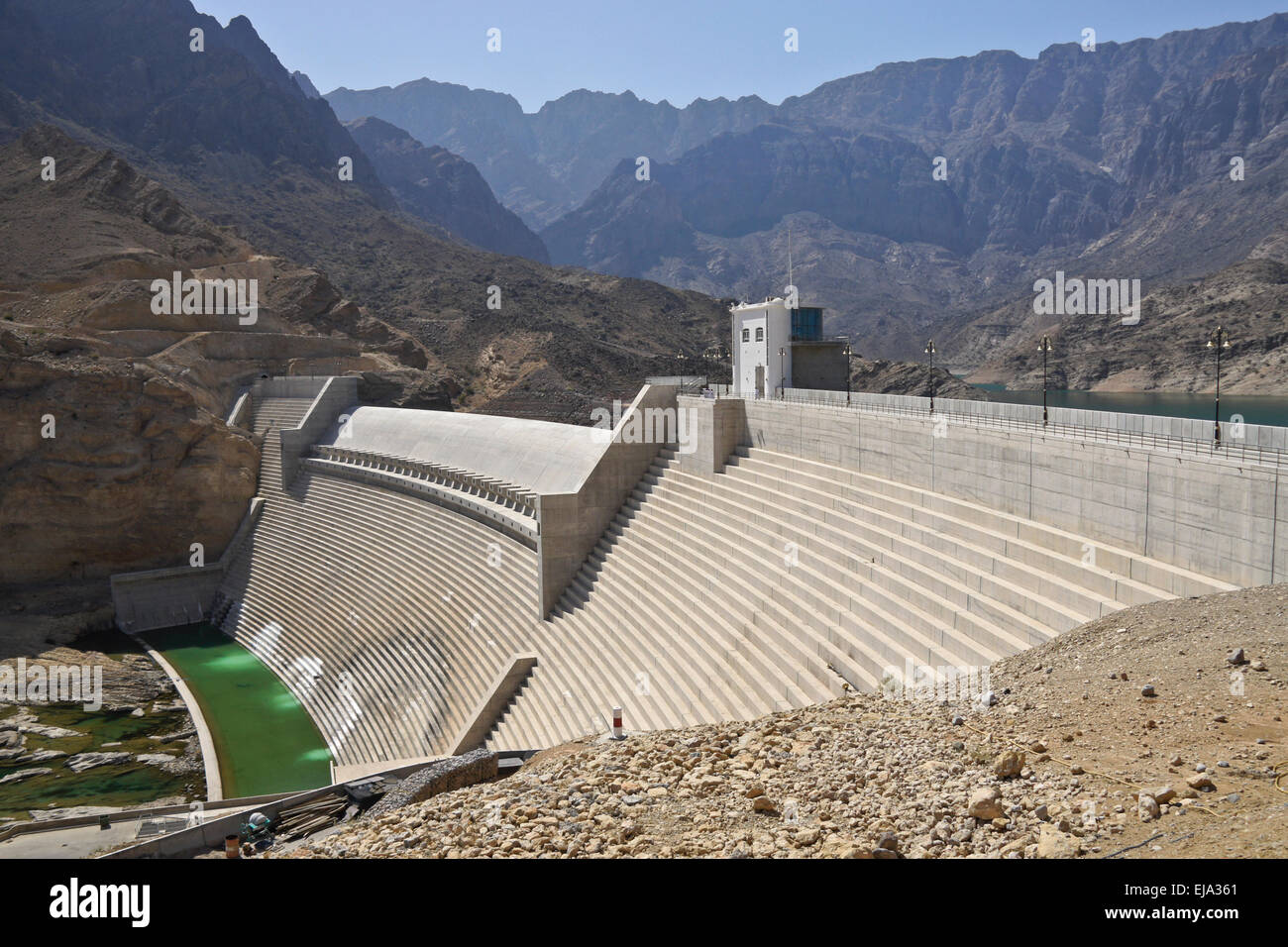Wadi Dayqah Dam, Oman Stock Photo - Alamy