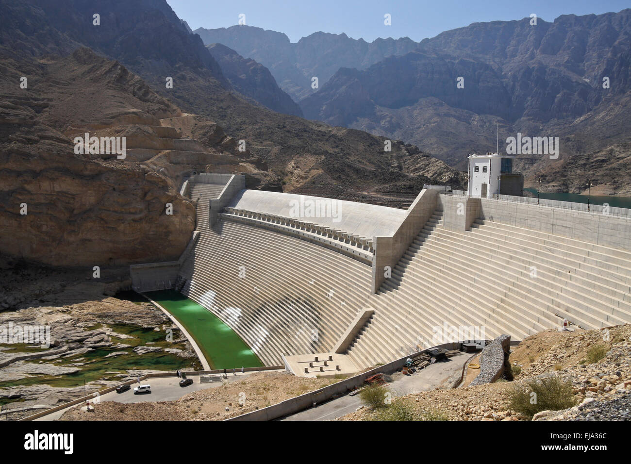 Wadi Dayqah Dam, Oman Stock Photo - Alamy