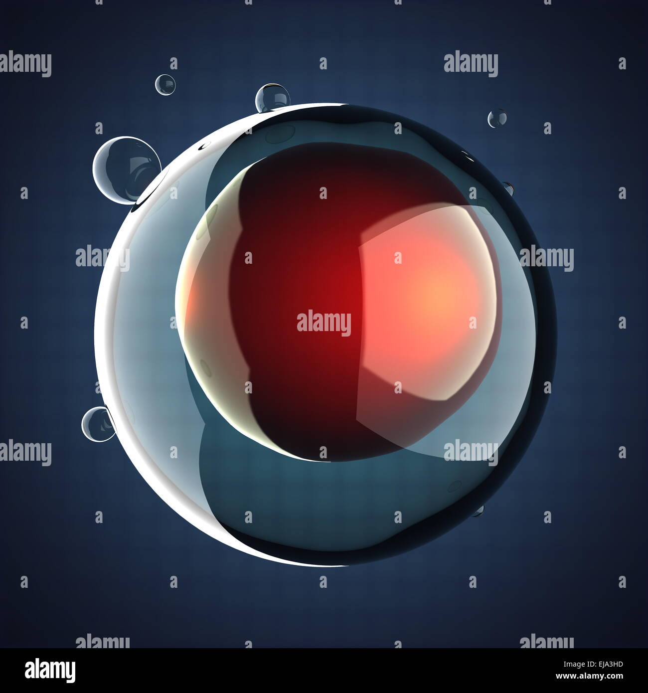 A micro cell scientific illustration Stock Photo - Alamy