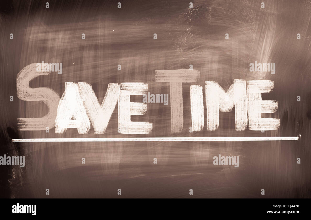 Save Time Concept Stock Photo - Alamy