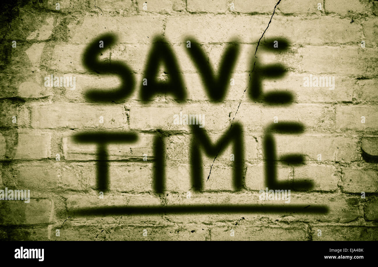 Save Time Concept Stock Photo - Alamy
