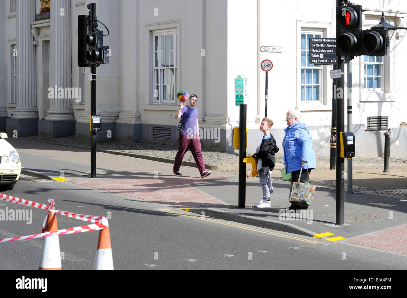 People Leicester City England Stock Photo - Alamy
