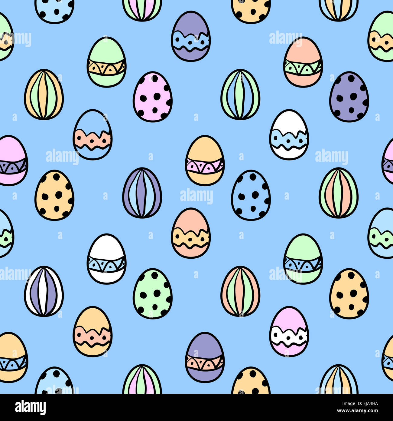 Easter egg seamless pattern Stock Photo - Alamy