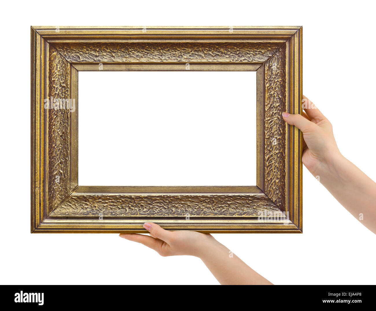 Frame in hands Stock Photo - Alamy