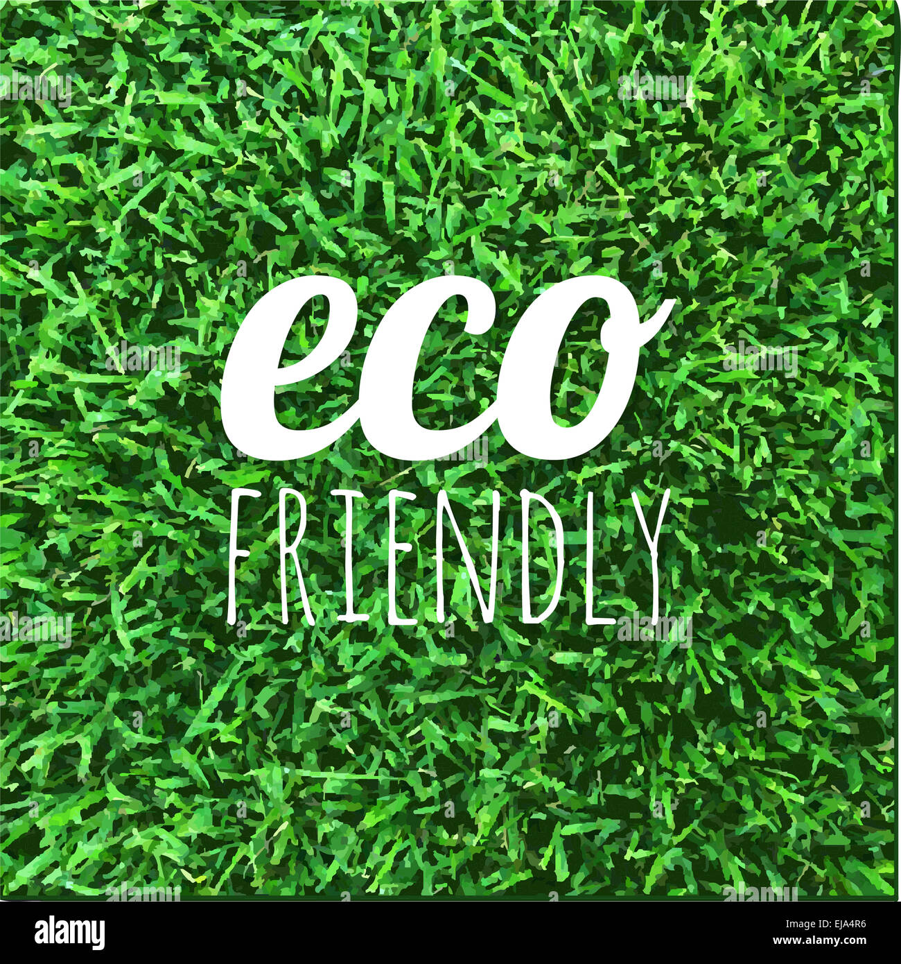 Eco Friendly Poster Stock Photo - Alamy