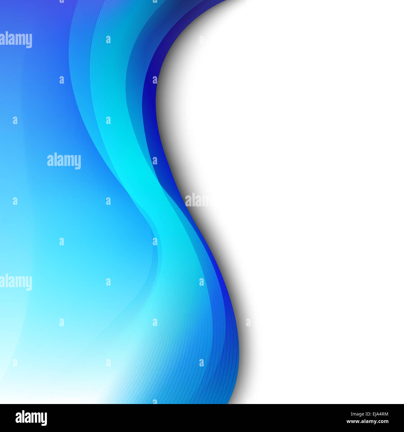 Blue Background With Abstract Line Stock Photo - Alamy