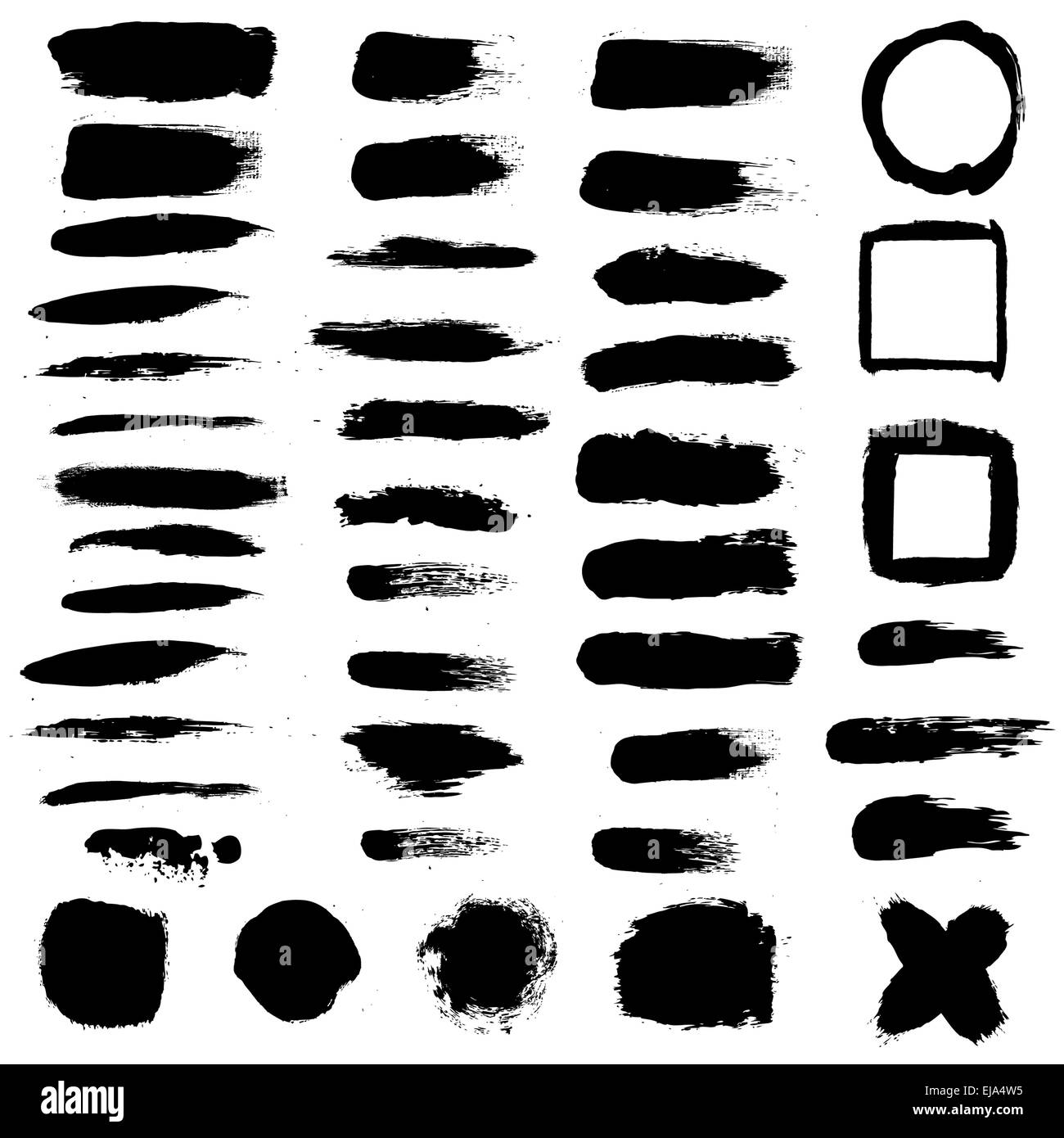 Set blobs abstract shape Cut Out Stock Images & Pictures - Alamy