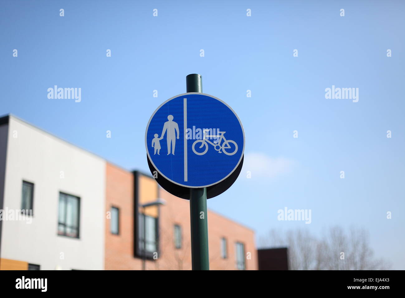 A street sign located in the new St Anne's housing development in ...