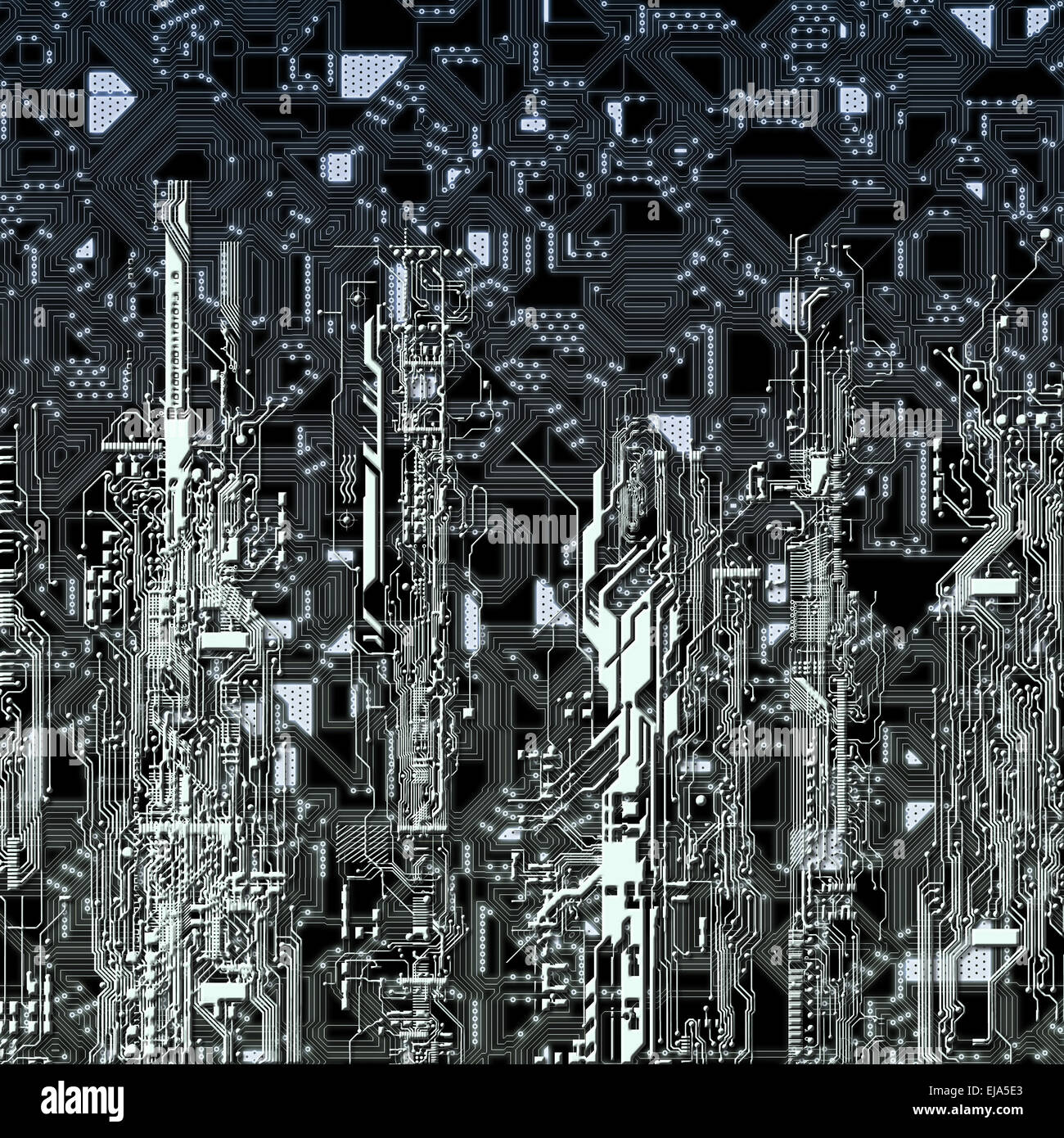 Electronic Background Pattern Stock Photo - Alamy