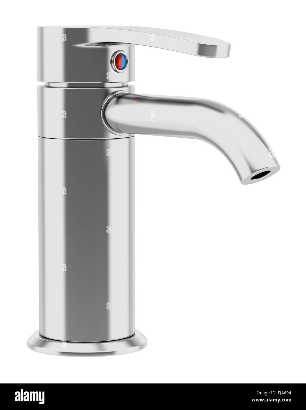 modern chrome faucet isolated on white background Stock Photo - Alamy