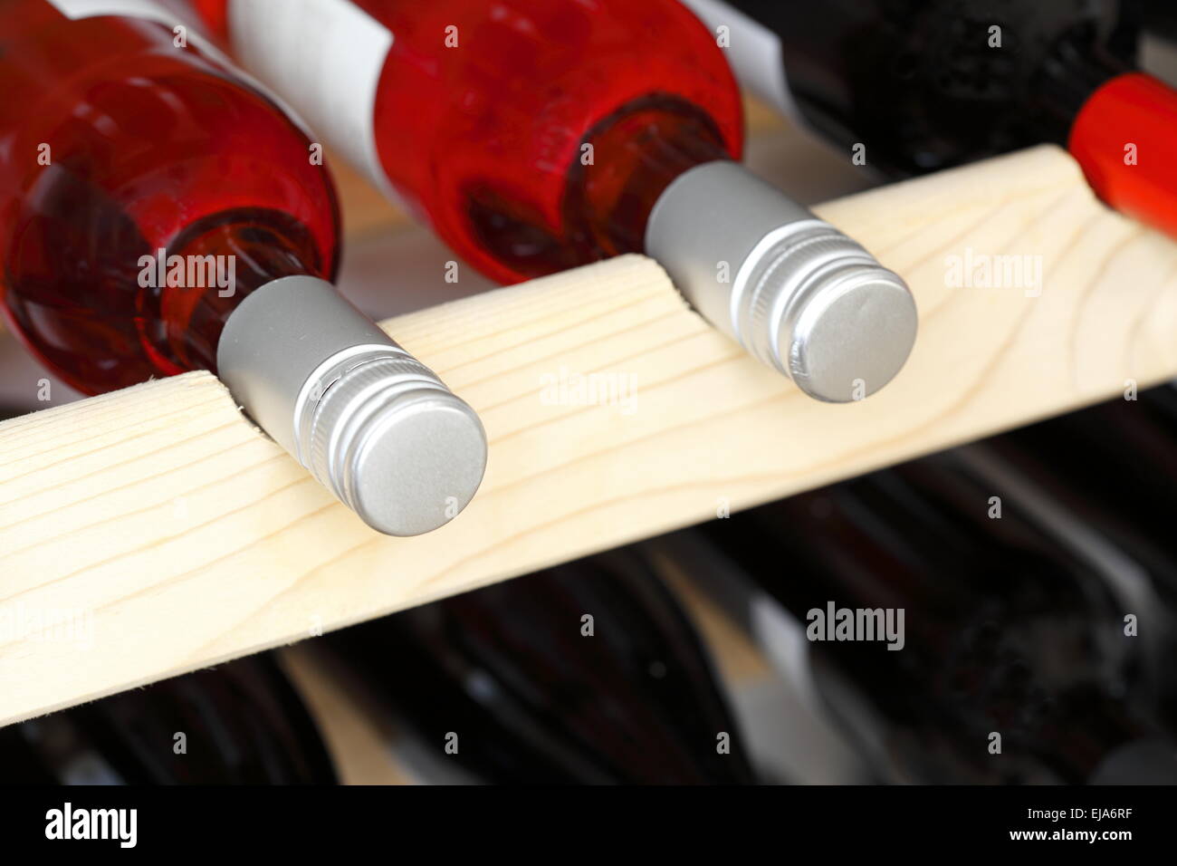 some stacked wine bottles Stock Photo - Alamy