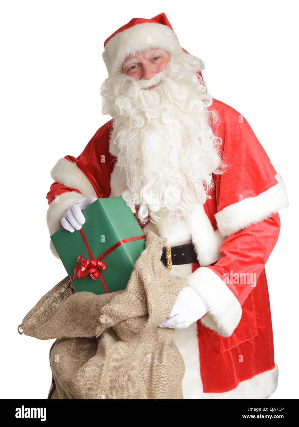 Santa Claus is bringing presents Stock Photo - Alamy
