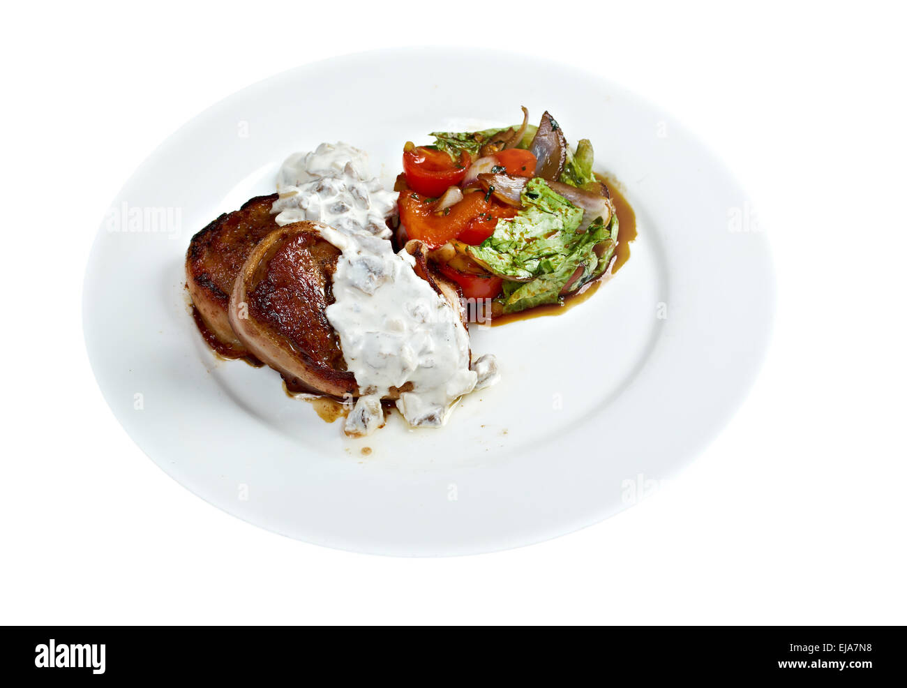 grilled beef fillet medallion Stock Photo - Alamy