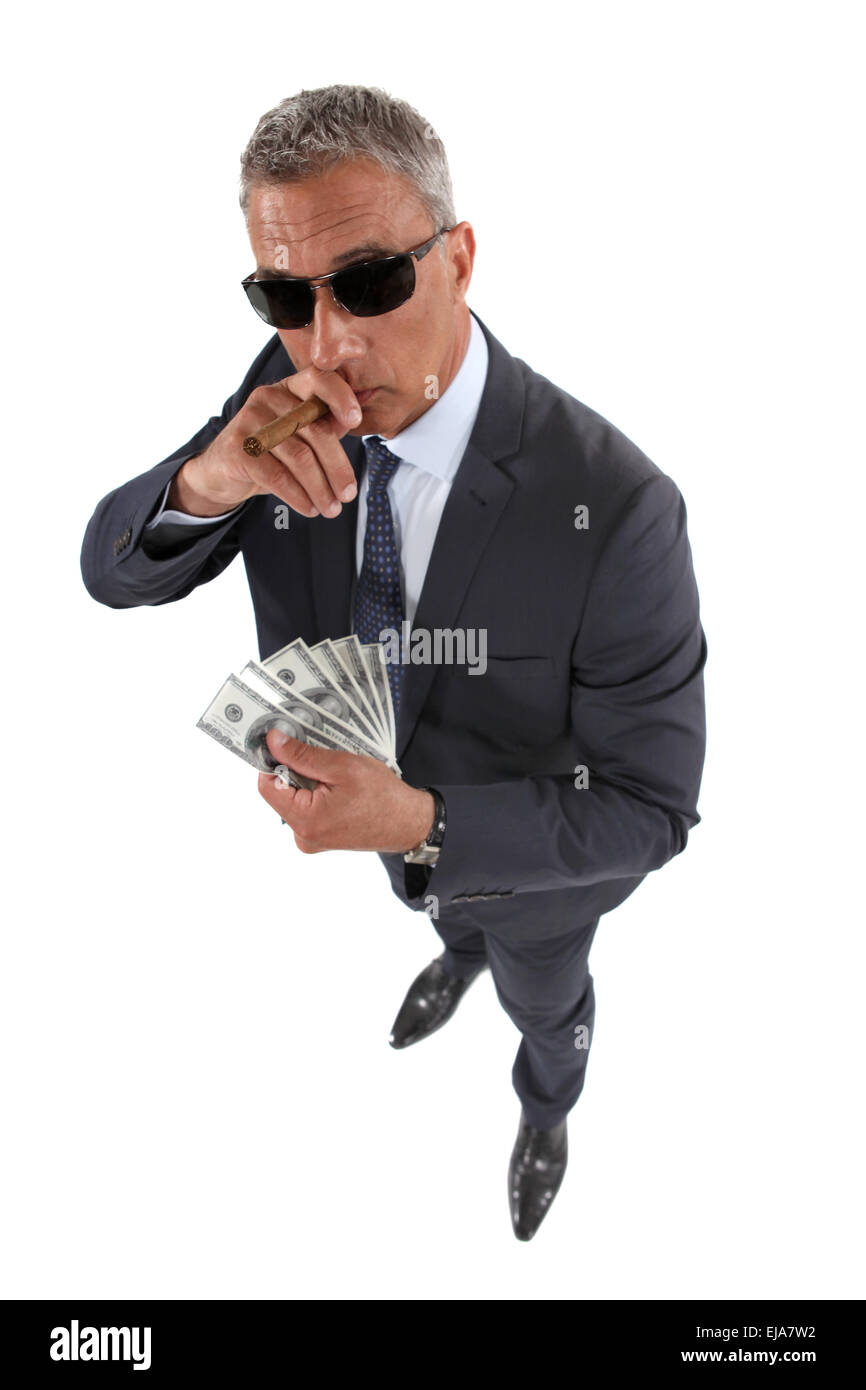 Portrait of a crook Stock Photo - Alamy