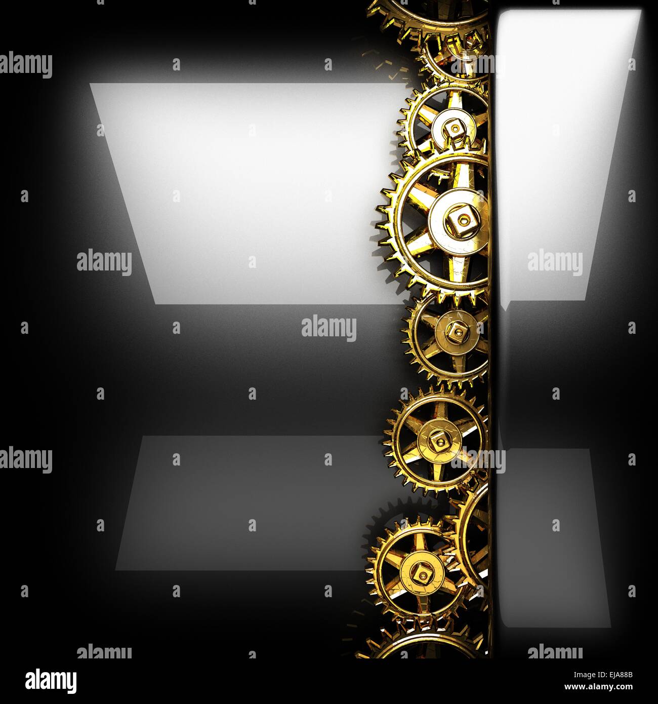 metal polished background with cogwheel gears Stock Photo - Alamy