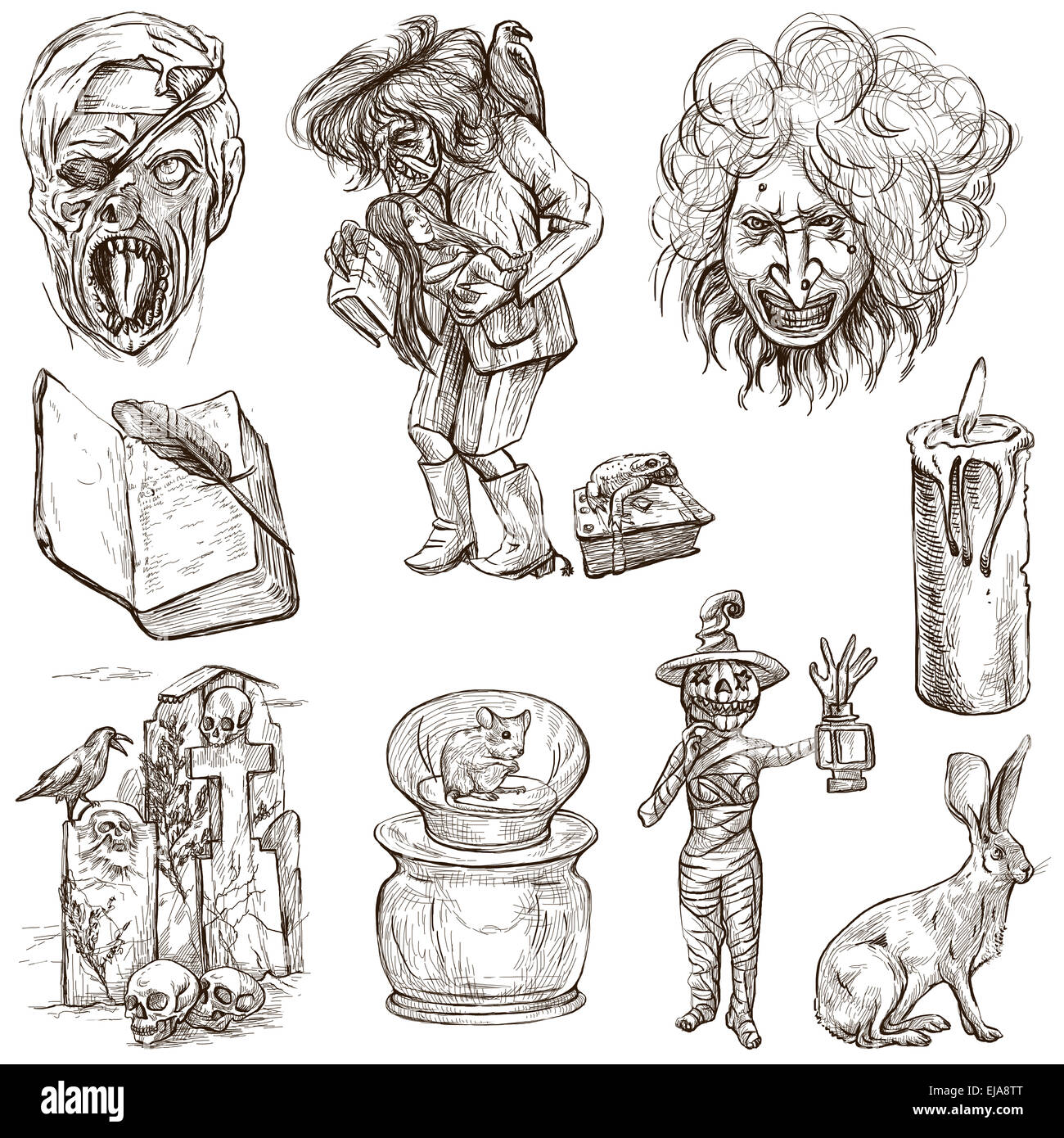 Halloween (Monsters, Magic and Fairy Tales) - Collection (no.4) of an ...