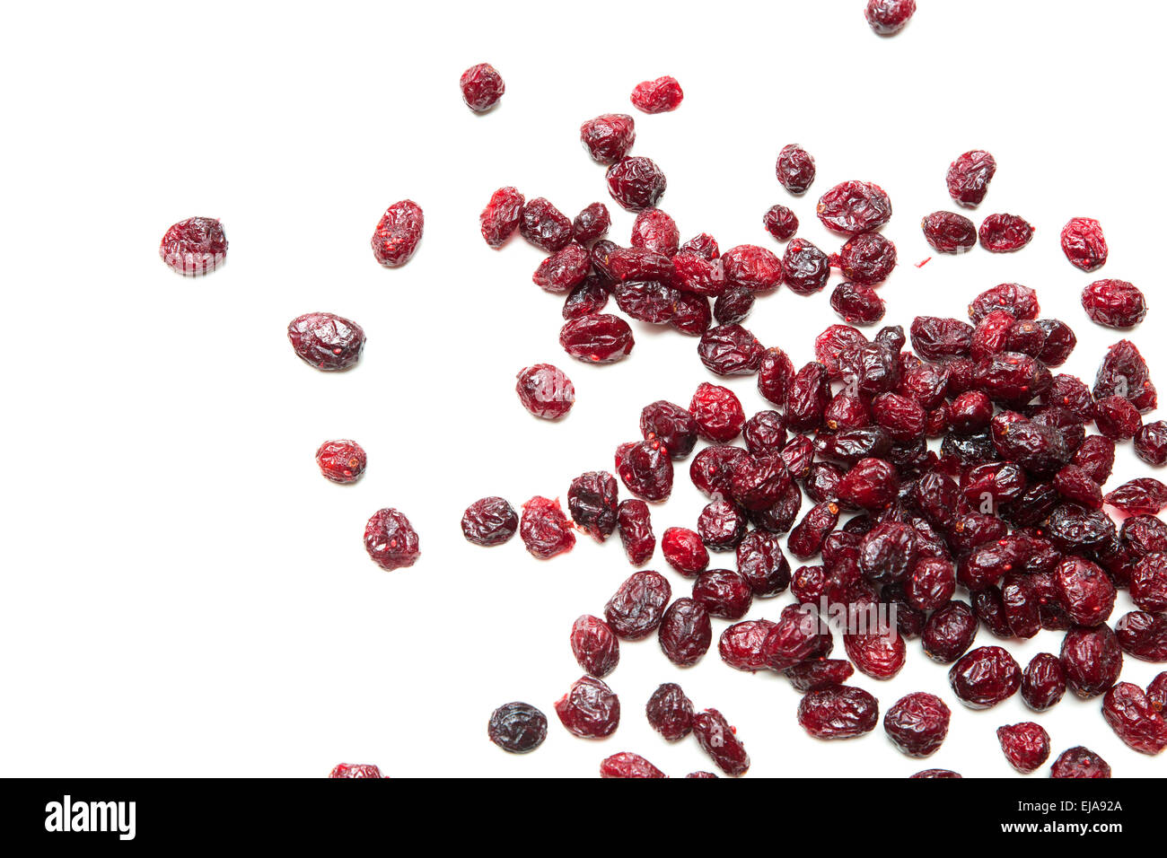 Isolated dried Cranberries Stock Photo - Alamy