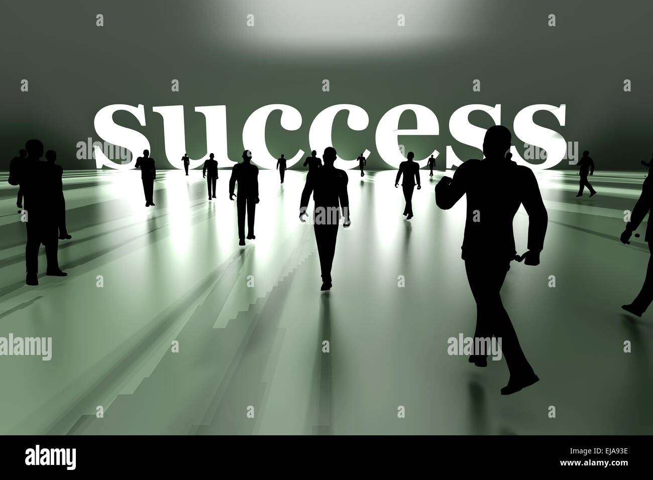 Walking towards Success Stock Photo - Alamy