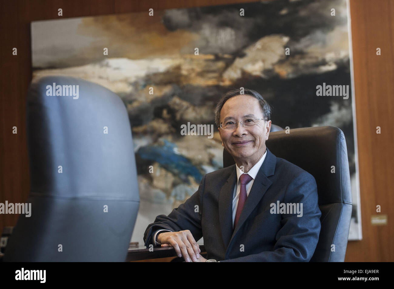 Los Angeles, California, USA. 9th Mar, 2015. Dunson Cheng, CEO, Cathay ...