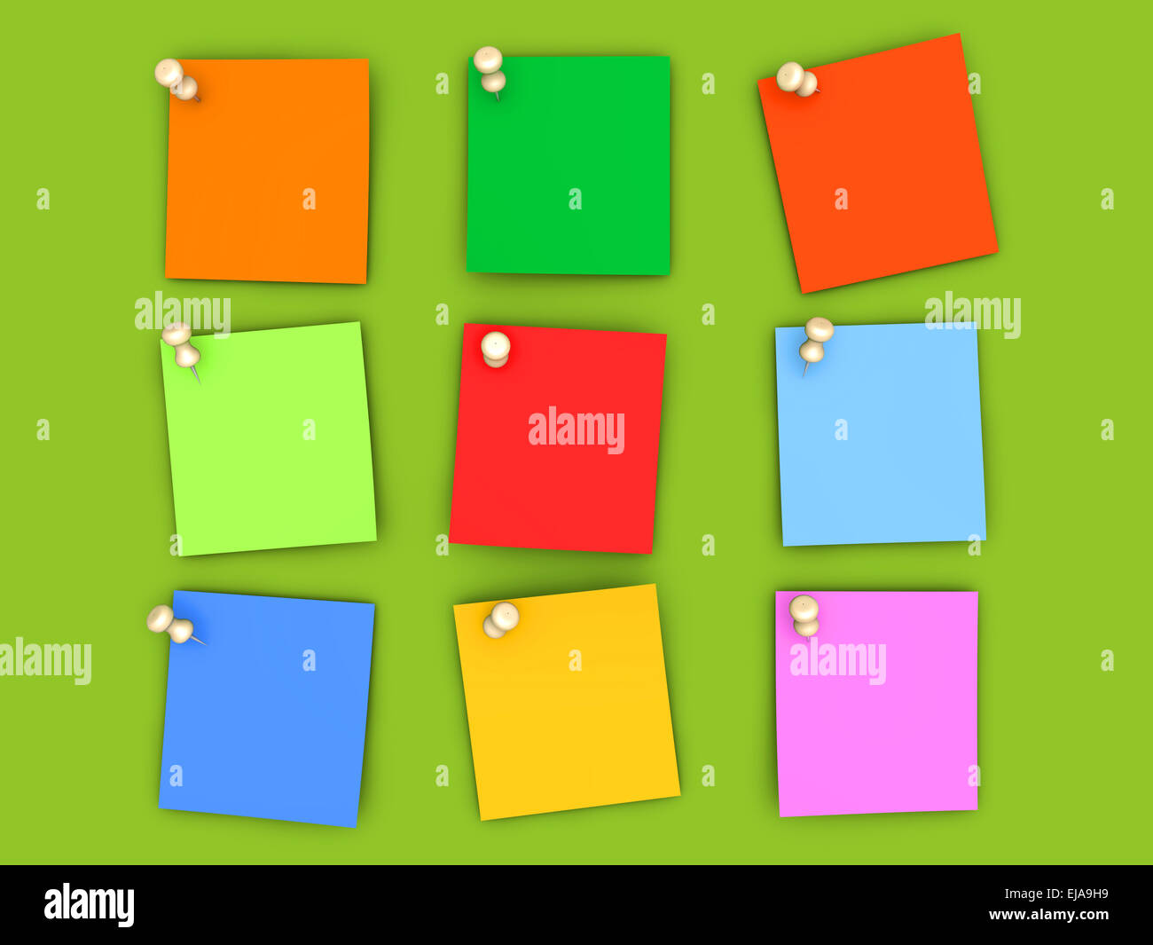 Colorful paper notes Stock Photo - Alamy