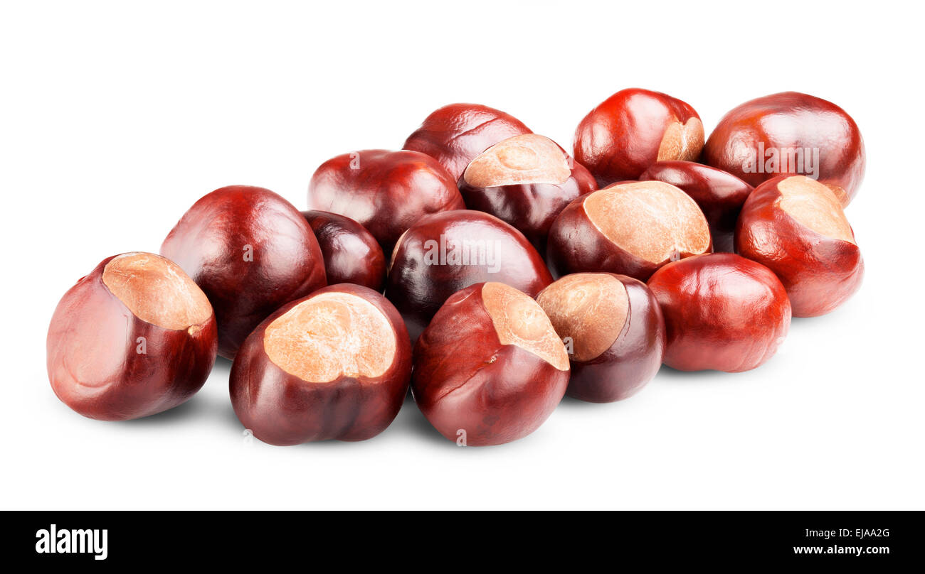 Chestnut with skin hi-res stock photography and images - Alamy