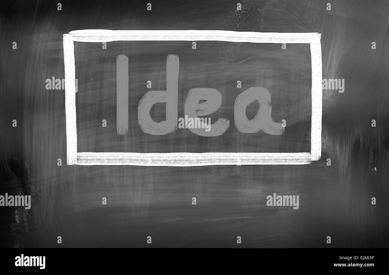 Concept idea Black and White Stock Photos & Images - Alamy