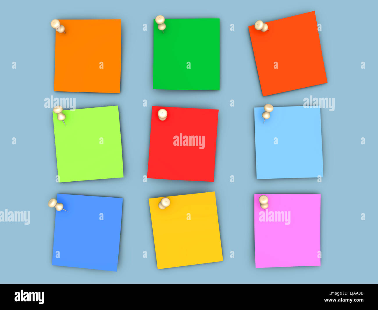 Colorful paper notes Stock Photo - Alamy