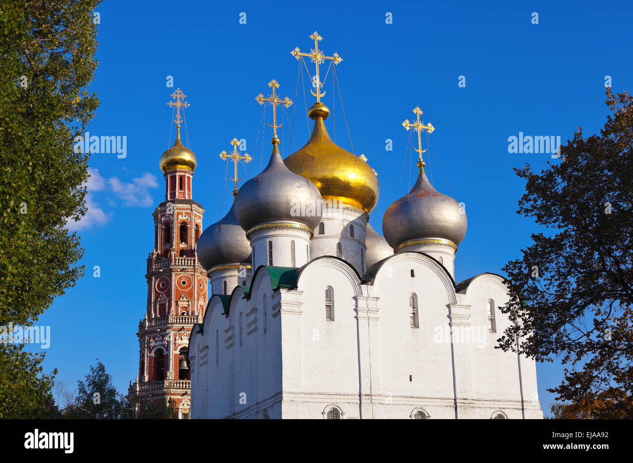 Novodevichiy convent in Moscow Russia Stock Photo - Alamy