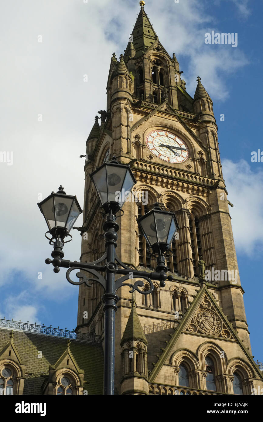 Town hall clock tower manchester hi-res stock photography and images ...