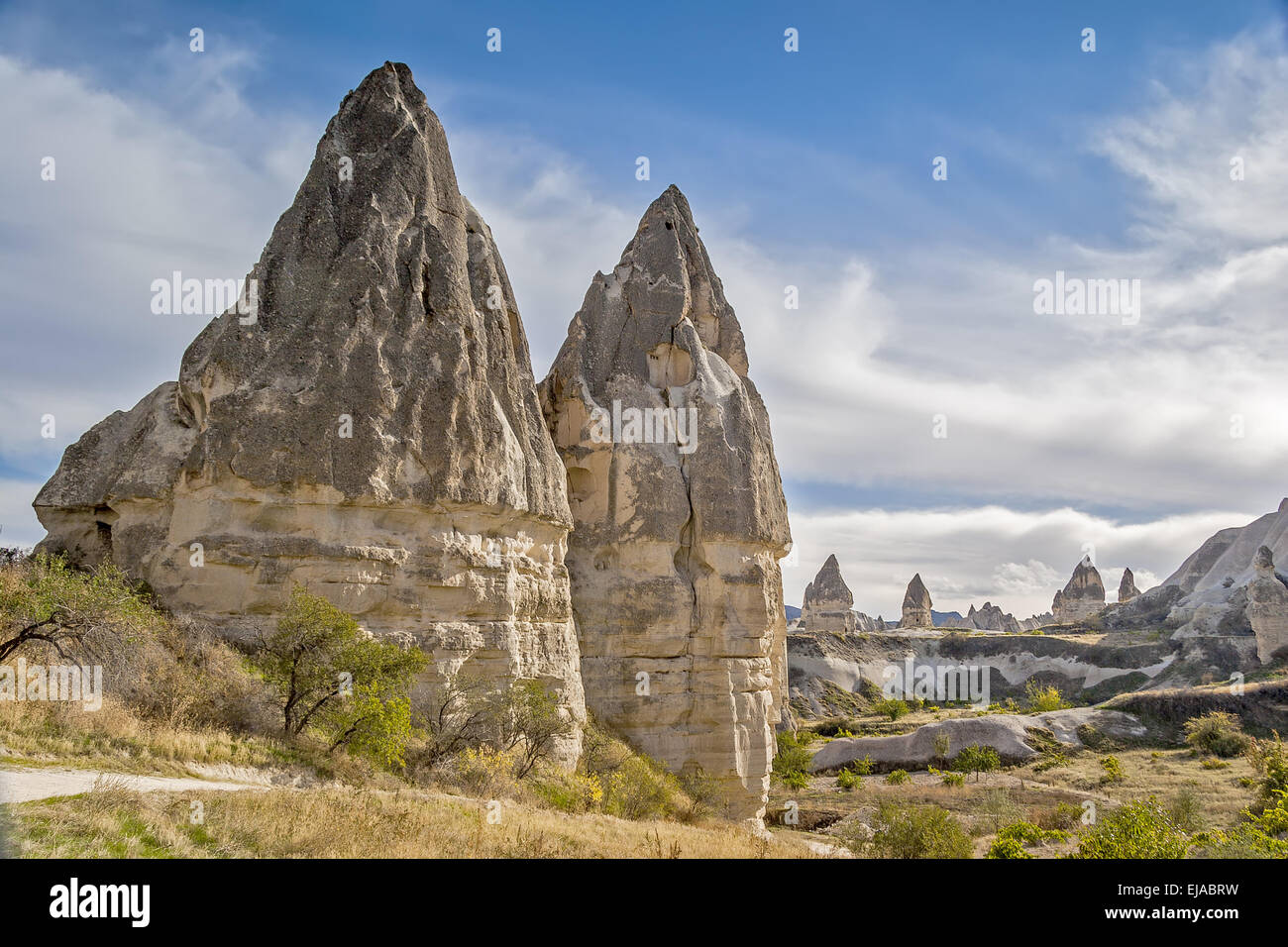 Turkey Cappadocia Fairy Chimney Landscape Stock Photo - Alamy
