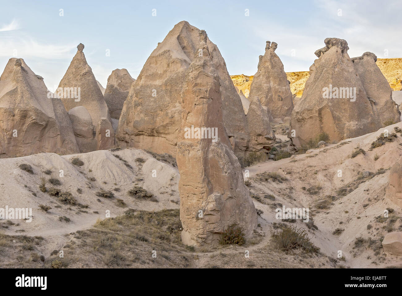 Strange Rock Formations Cappadocia Turkey Stock Photo - Alamy