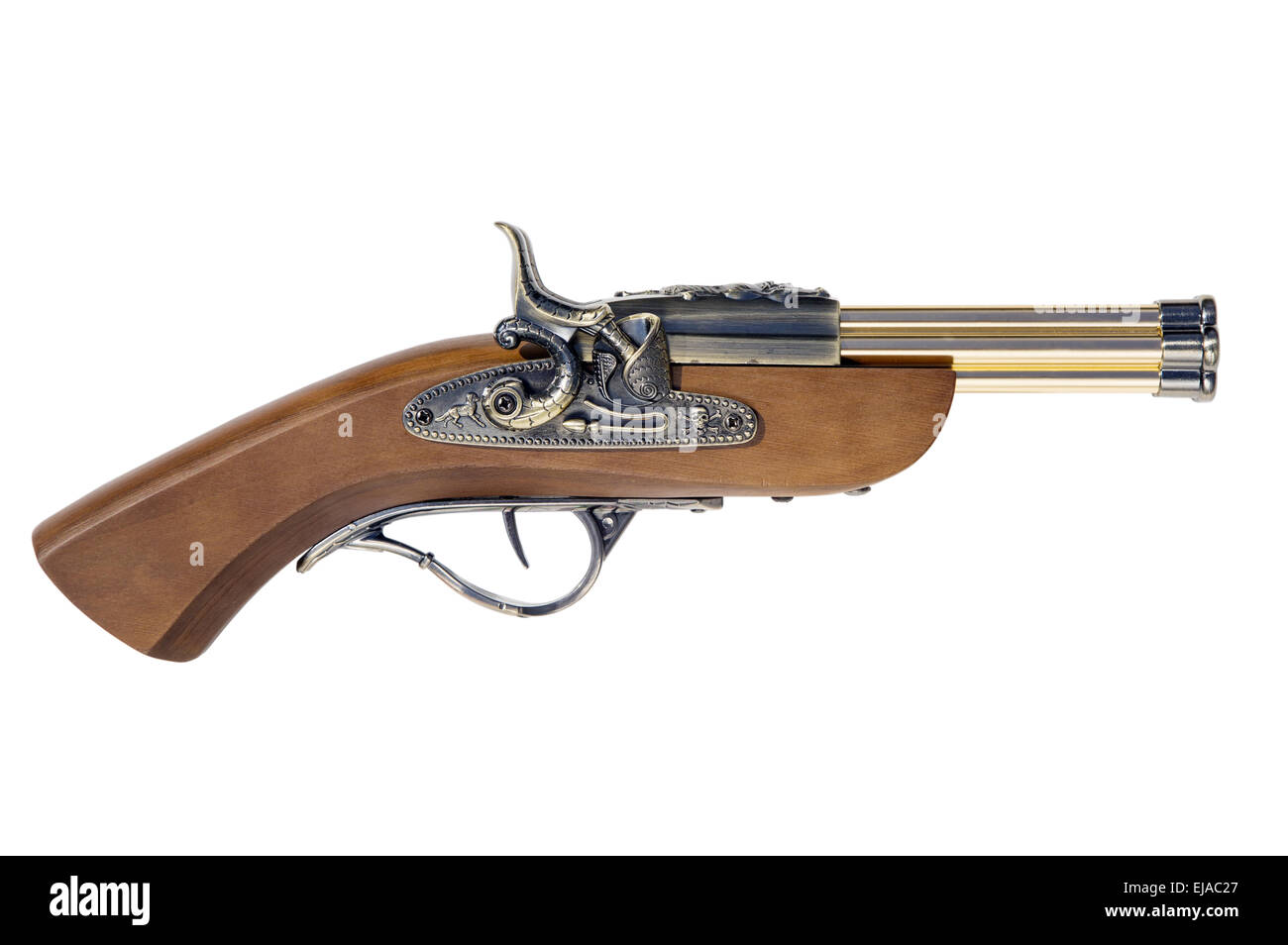 fragment of an old musket gun Stock Photo - Alamy