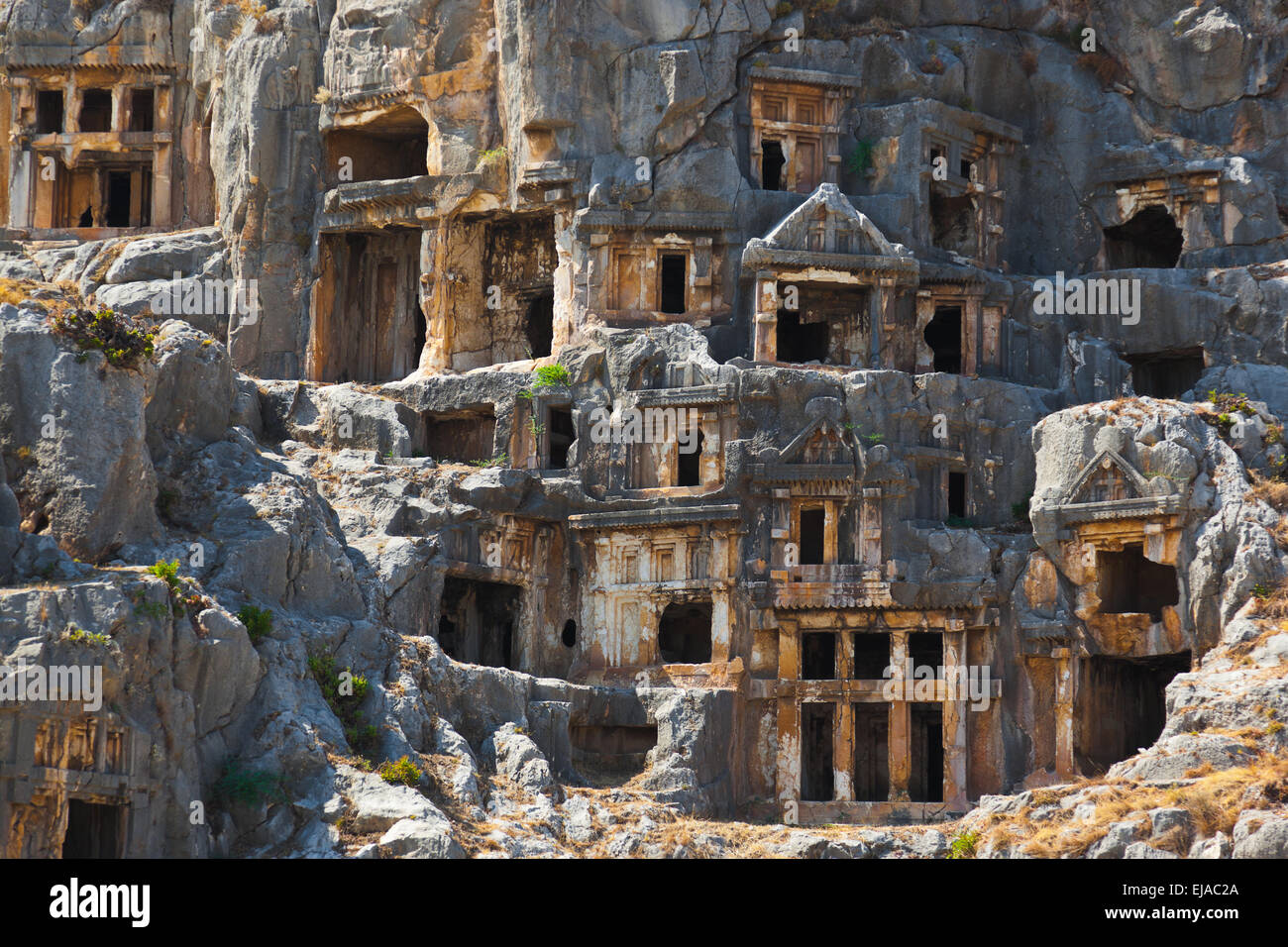 Ancient town in Myra, Turkey Stock Photo - Alamy