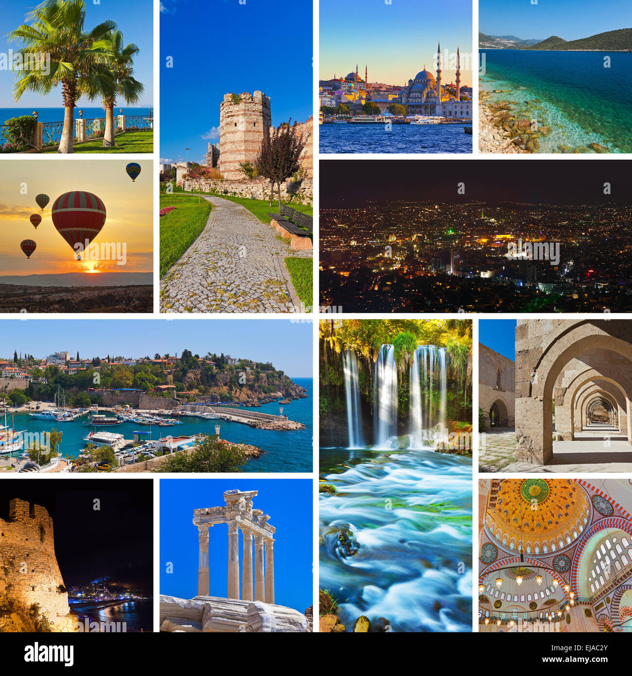 Collage of Turkey images Stock Photo - Alamy