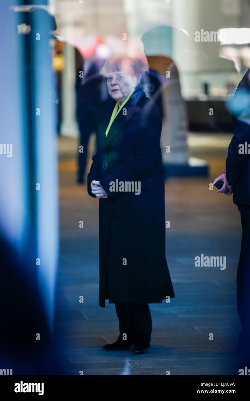 Berlin, Germany. 23rd Mar, 2015. Angela Merkel, German chancellor ...
