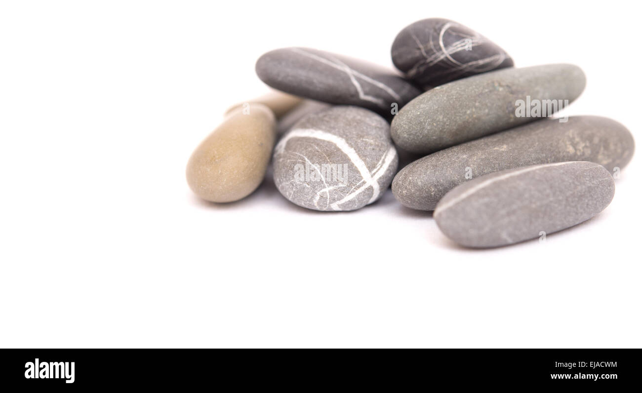 Pebbles close up abstract Cut Out Stock Images & Pictures - Alamy