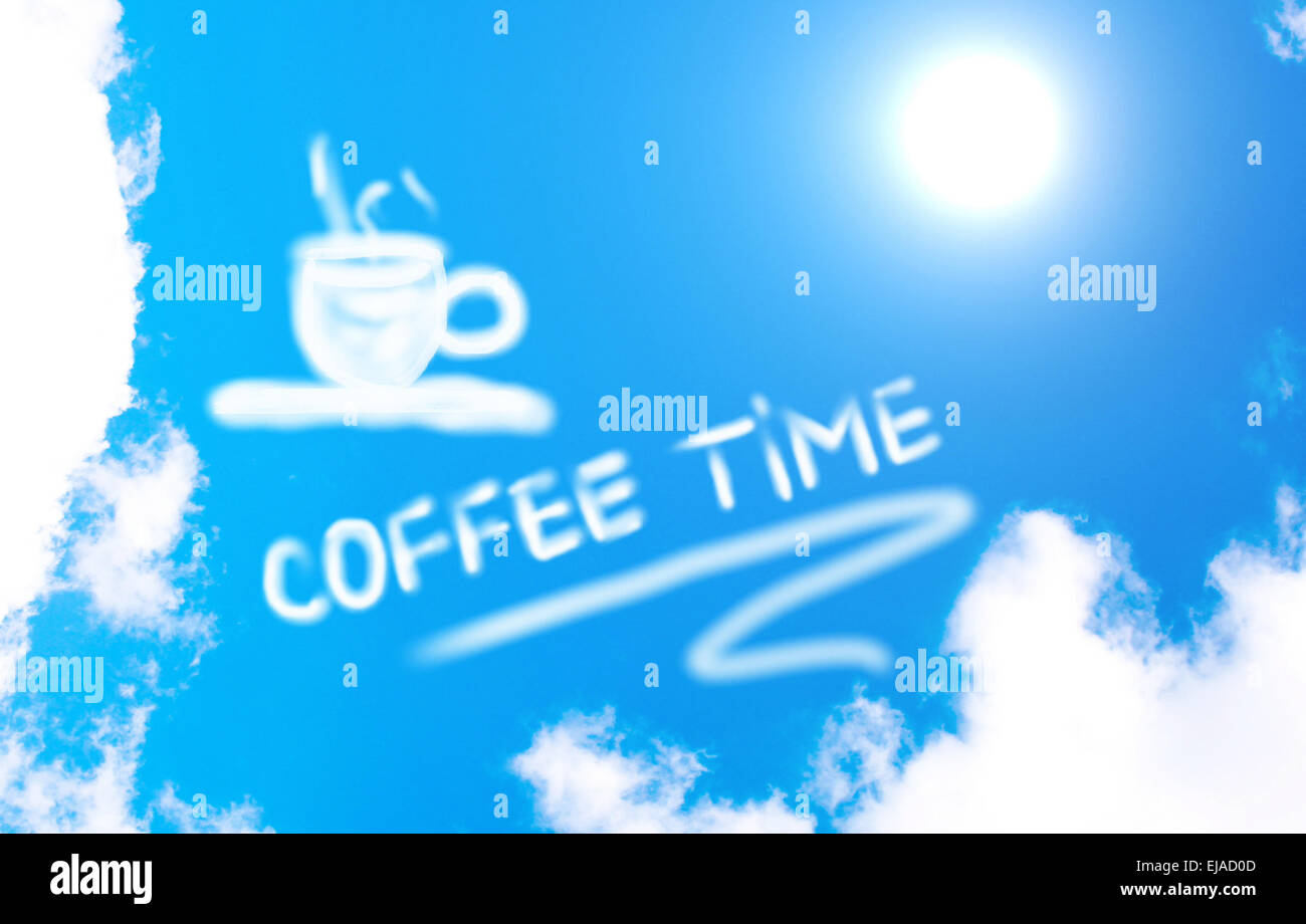 Coffee Time Concept Stock Photo - Alamy