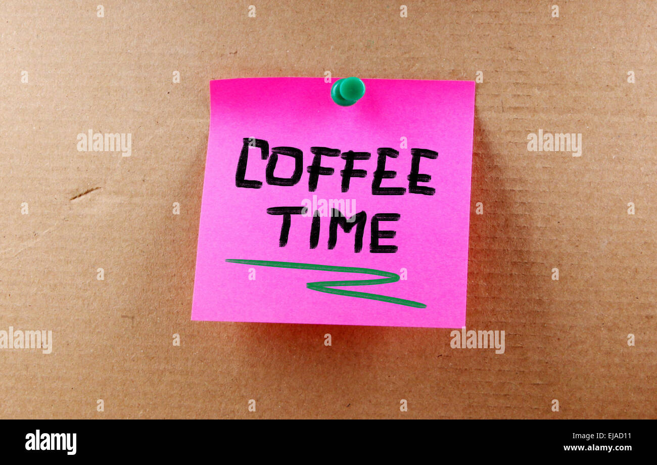 Coffee Time Concept Stock Photo - Alamy
