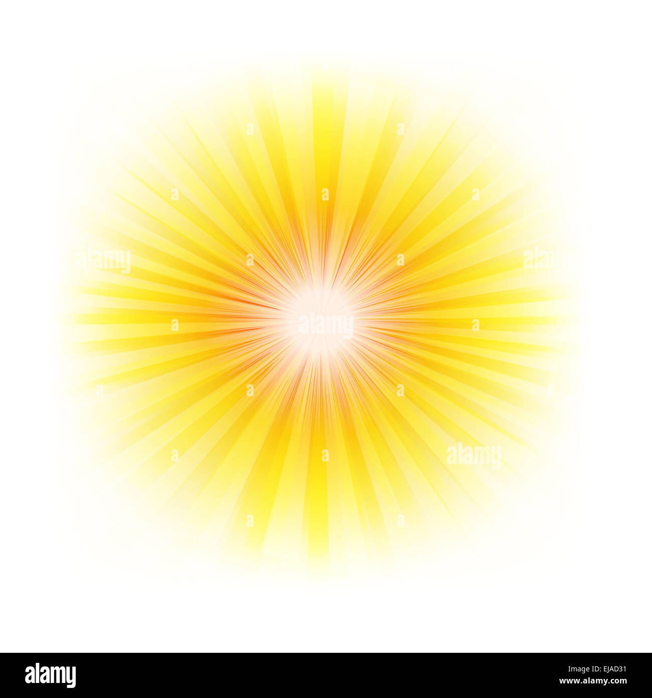 Burst Poster With Beams Stock Photo - Alamy