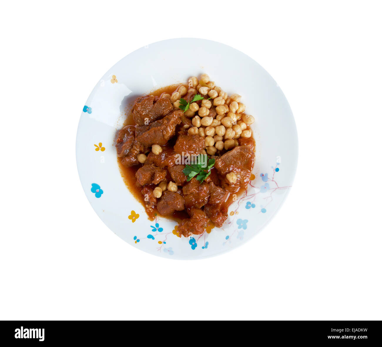 Chtitha Lham – Lamb in a Red Sauce Stock Photo - Alamy