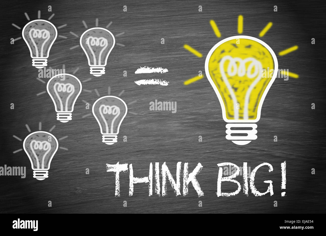 Think Big ! Stock Photo - Alamy