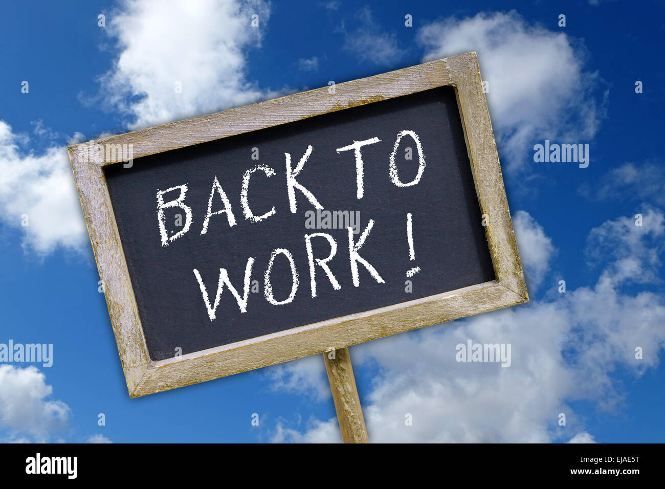 Back into work hi-res stock photography and images - Alamy