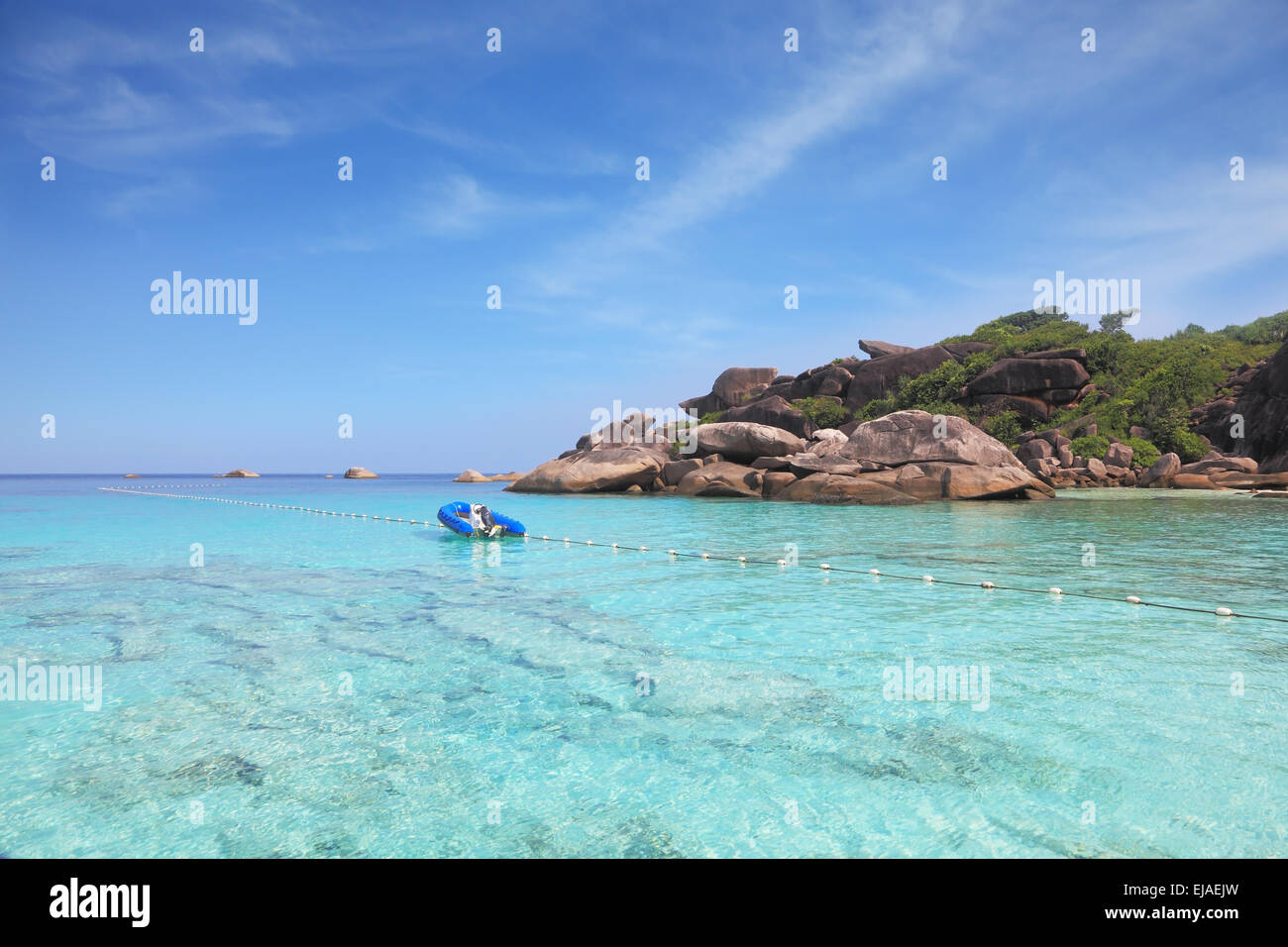 Clear azure ocean water Stock Photo - Alamy