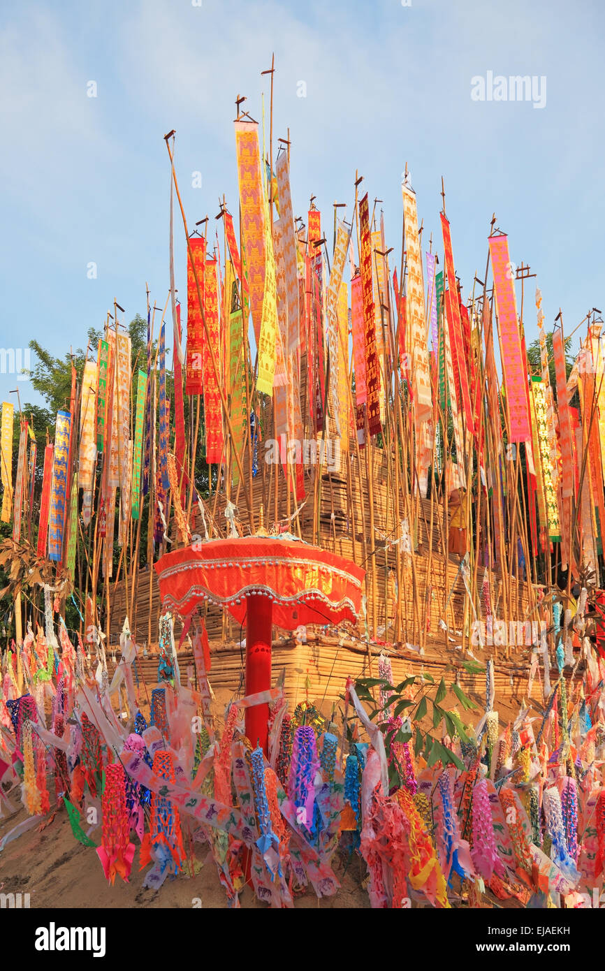 Colorful flags and pennants Stock Photo - Alamy