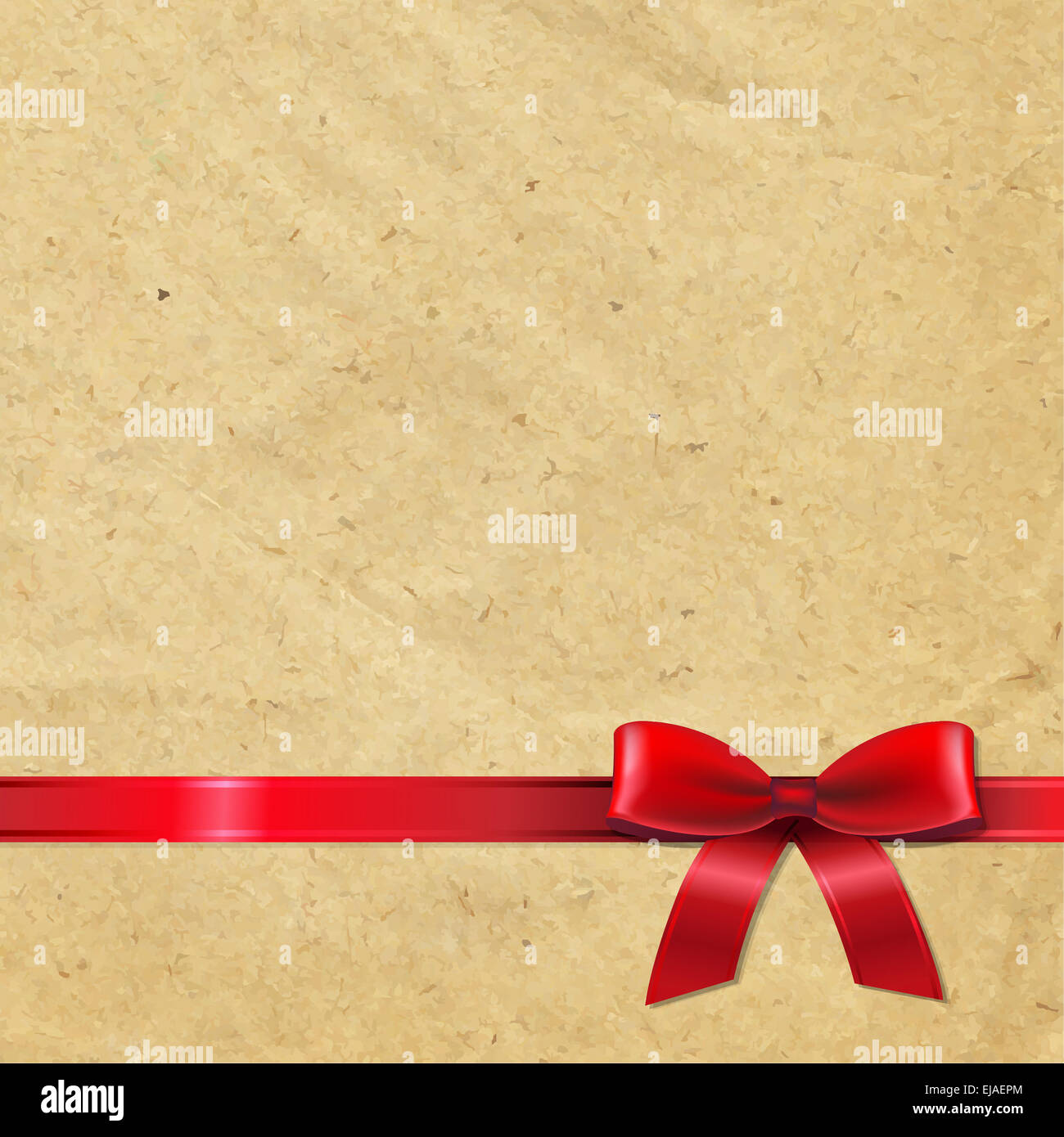 Old Paper With Red Ribbon Stock Photo - Alamy