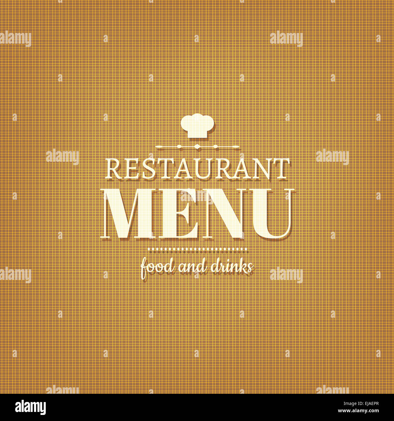 Restaurant Menu Card Stock Photo - Alamy
