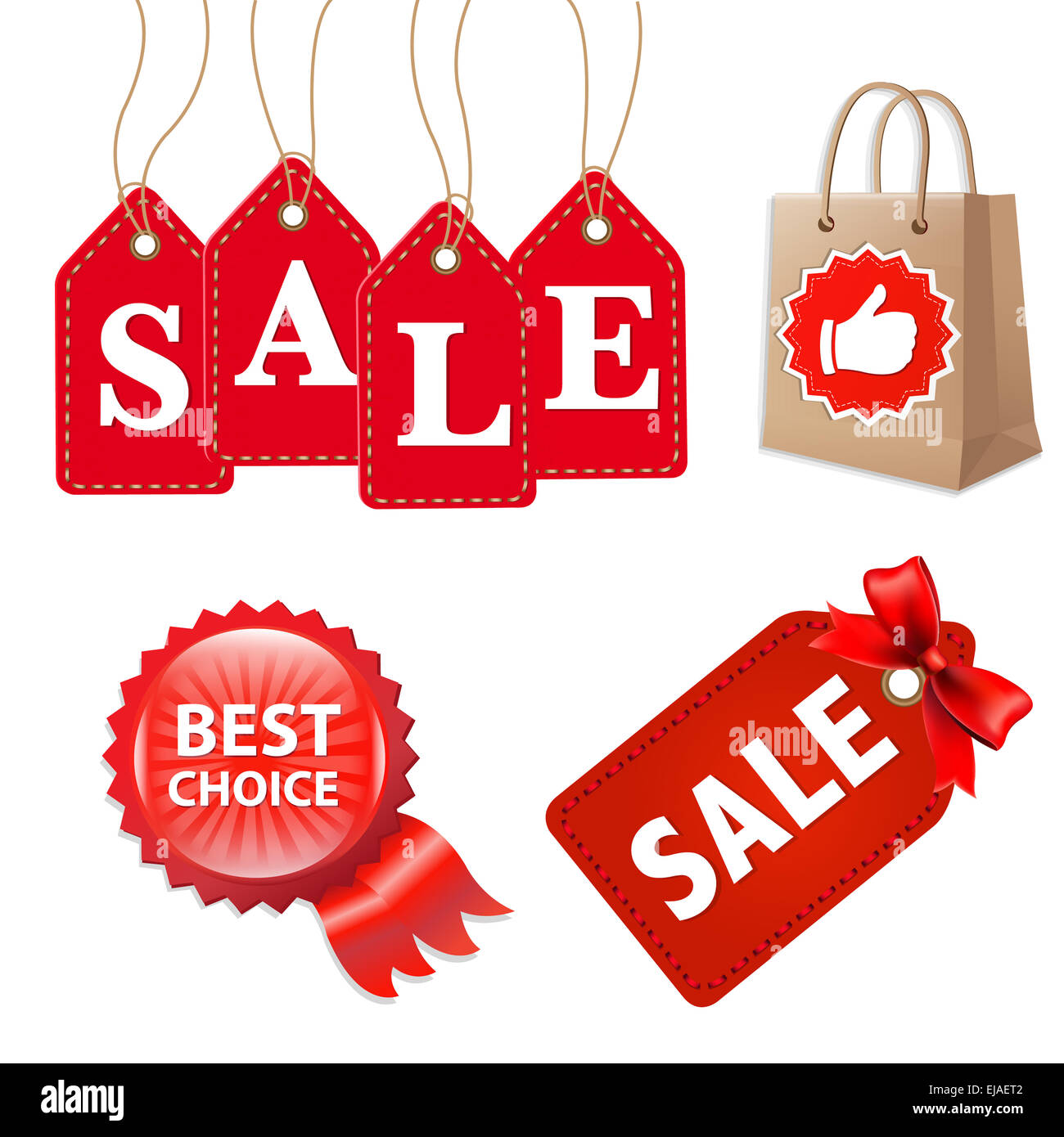 Sale Labels Set Stock Photo - Alamy