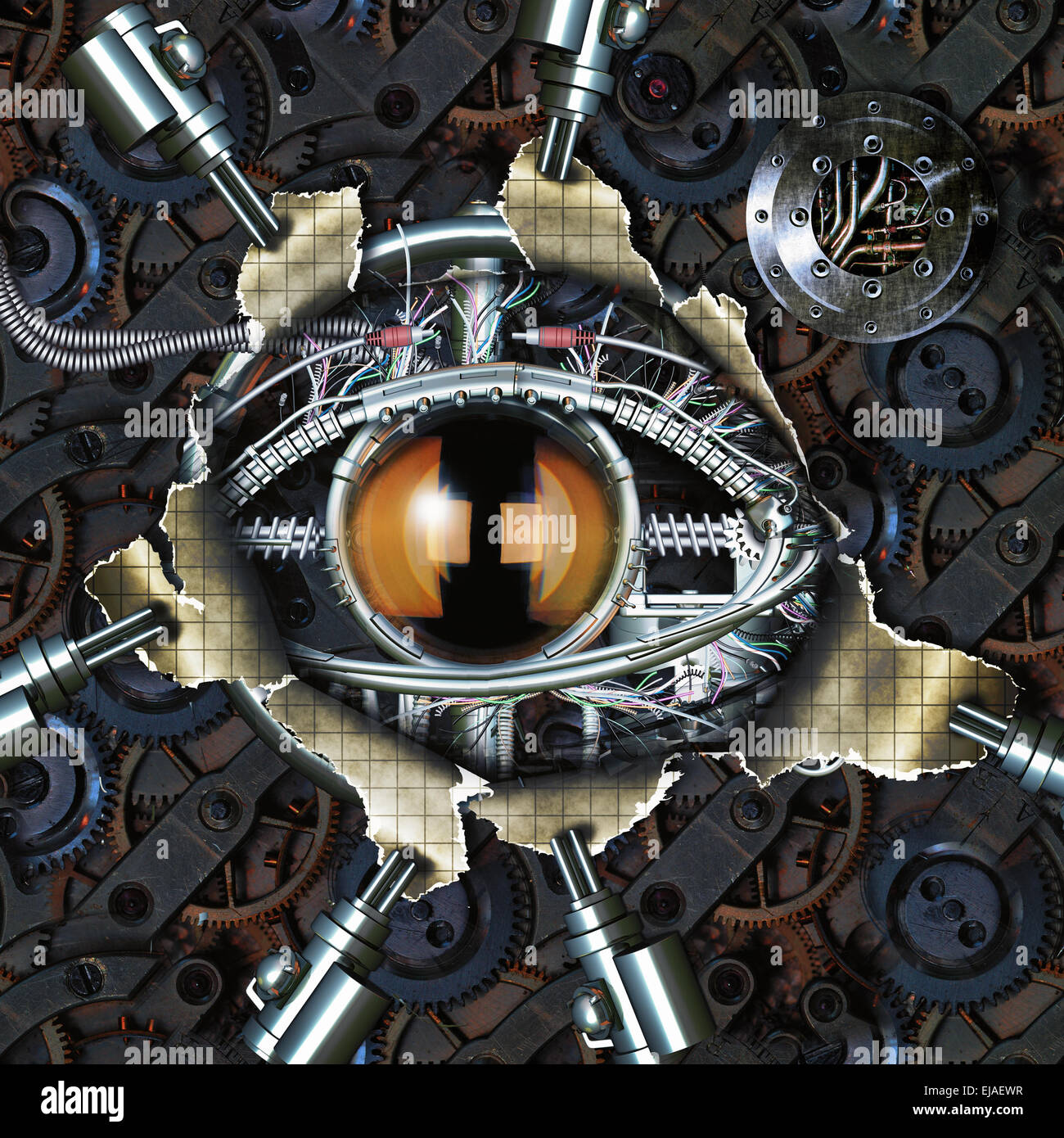 Mechanical eye hi-res stock photography and images - Alamy