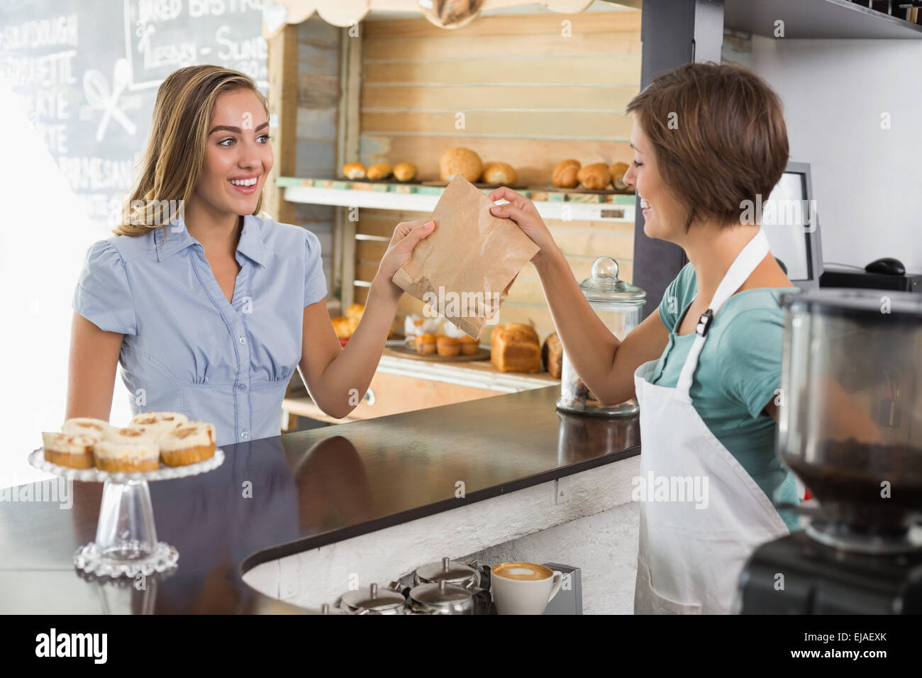 Happy serving hi-res stock photography and images - Alamy