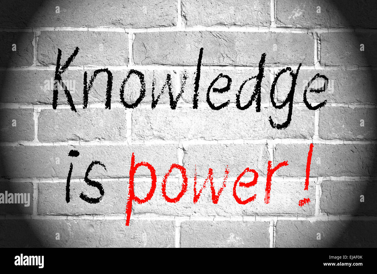 Knowledge is Power Stock Photo - Alamy
